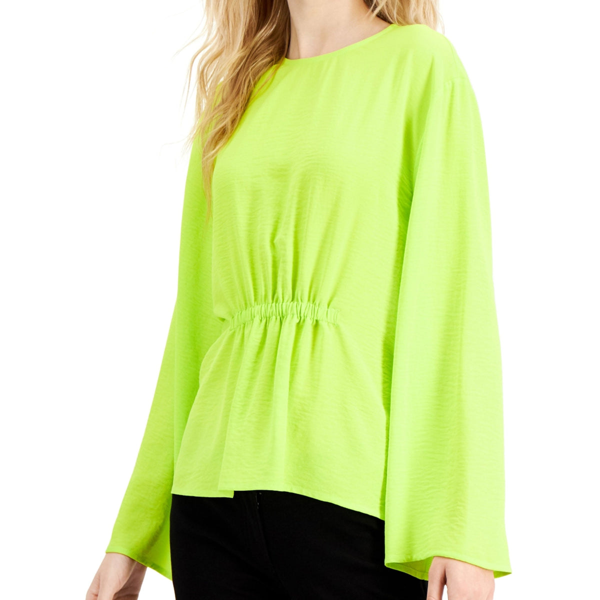 Women's Cinched-Front Top,Lime – All Brands Factory Outlet