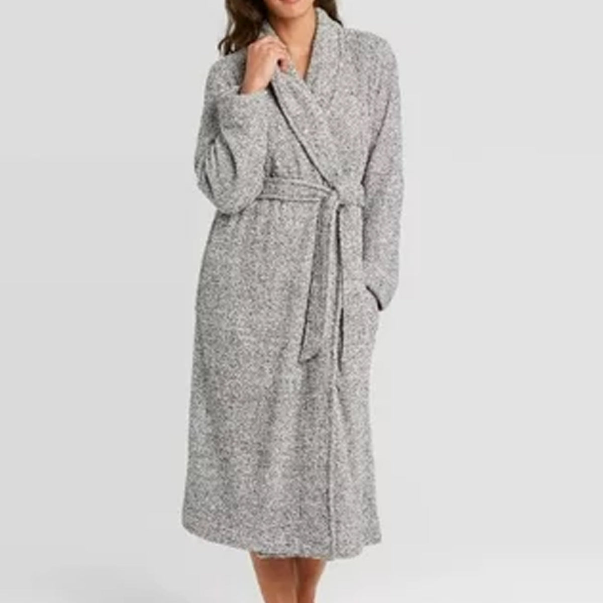 Women's Textured Robe,Whtie/Black – All Brands Factory Outlet