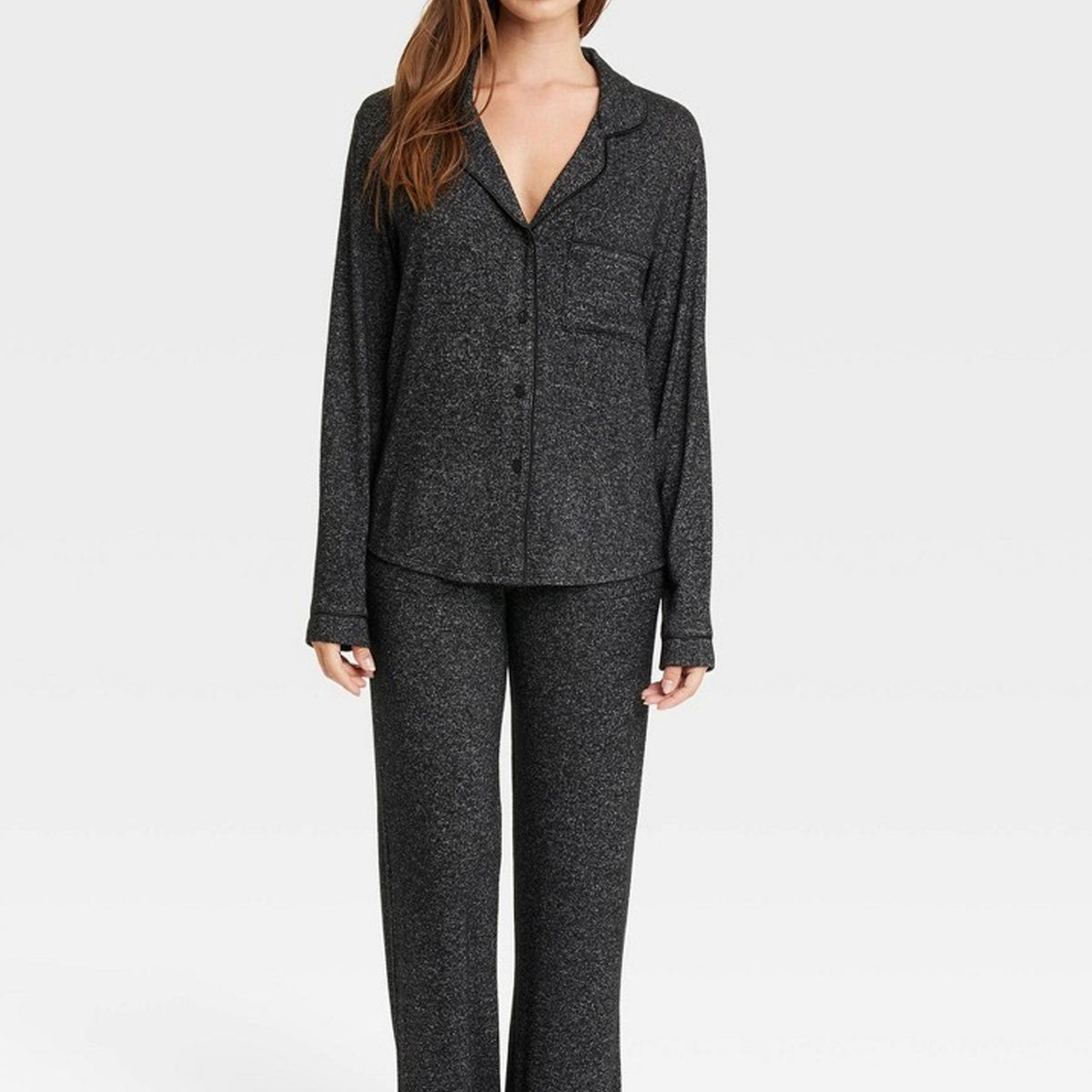 Women's Textured Sleepwear Top,Dark Grey – All Brands Factory Outlet