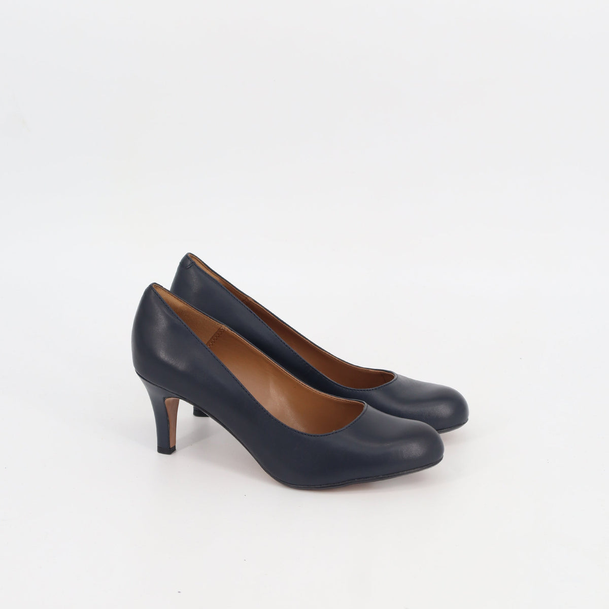 Women's Plain High Heels Shoes,Navy – All Brands Factory Outlet