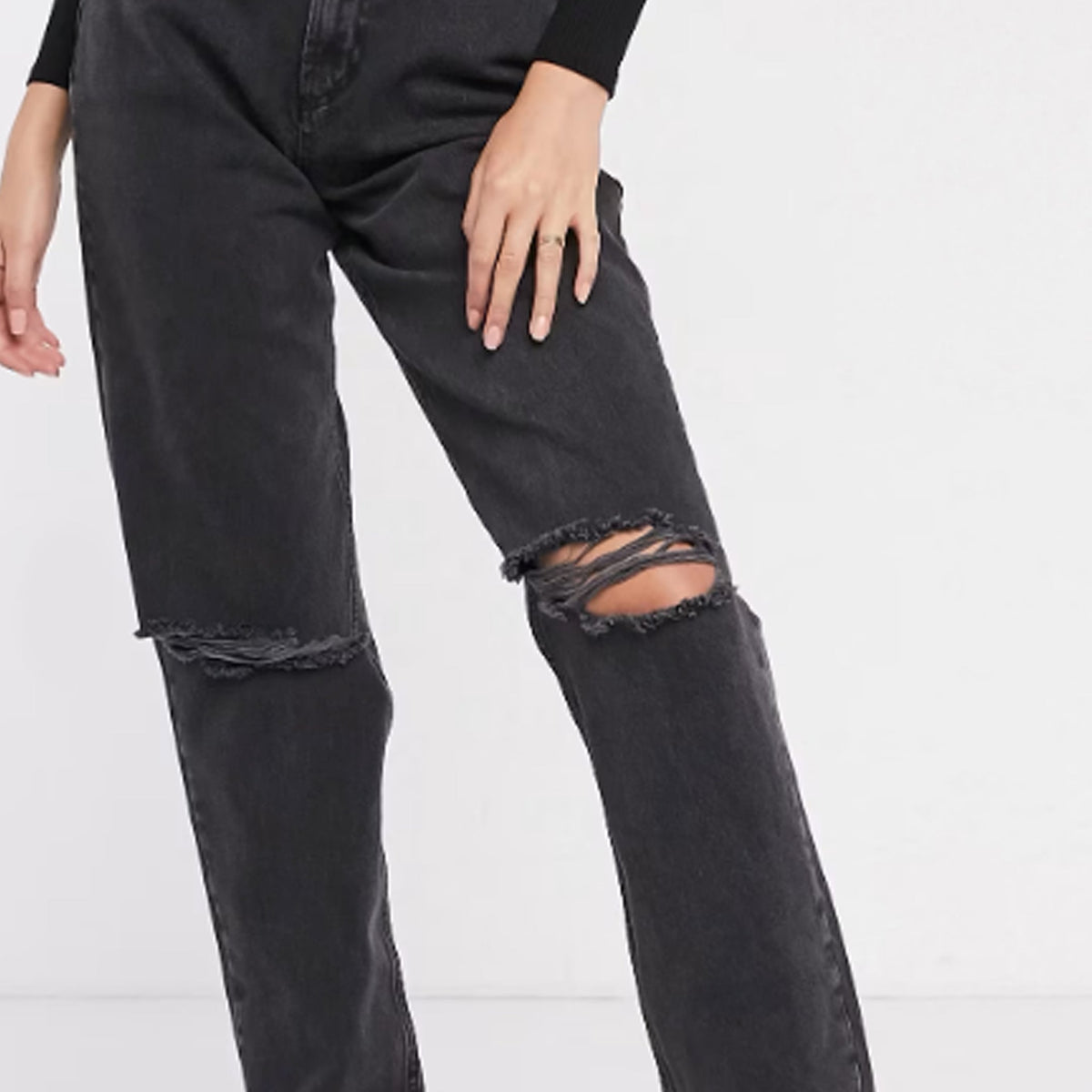 Women's Ripped Jeans,Black – All Brands Factory Outlet