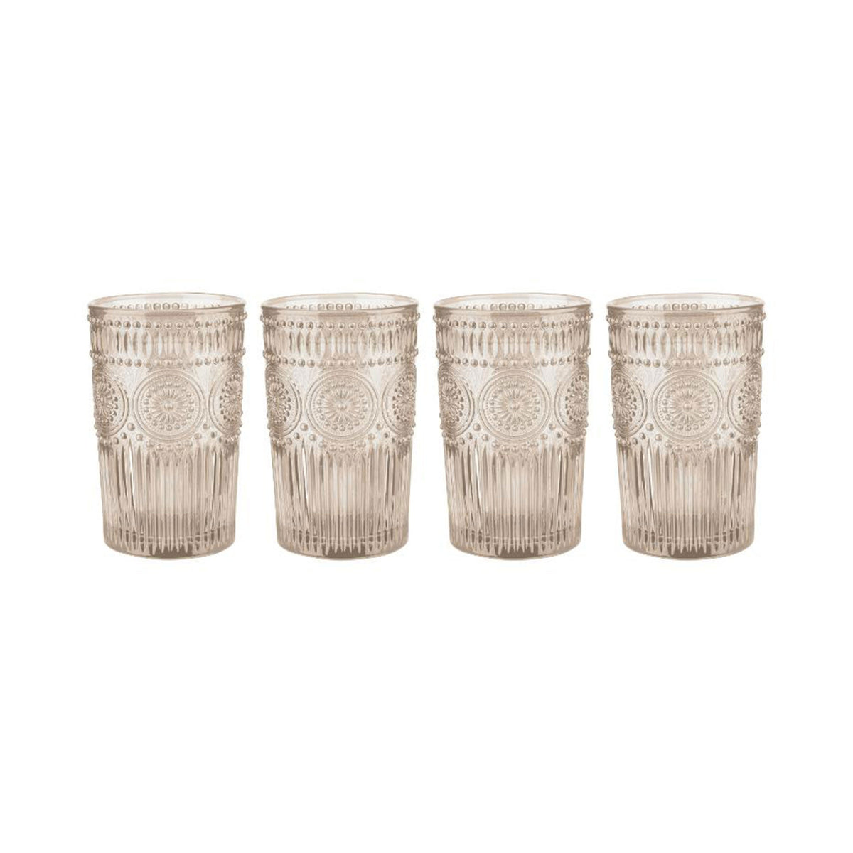 Set Of 4 Colored Water Glasses – All Brands Factory Outlet