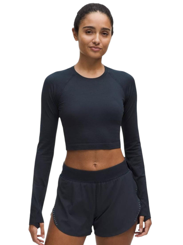 Women's Plain Crop Sport Top,Grey – All Brands Factory Outlet