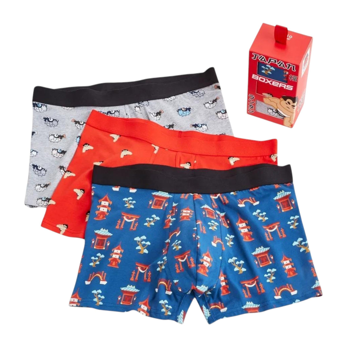 Men's 3Pieces Printed Boxers Set,Multi – All Brands Factory Outlet