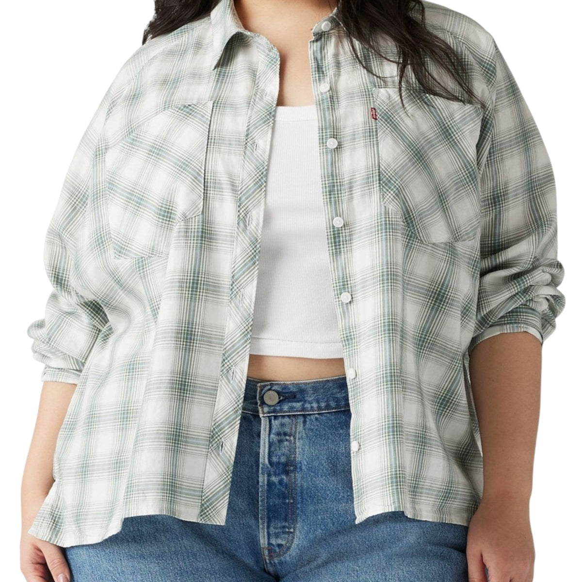 Women's Plaid Dress Shirt,Multi – All Brands Factory Outlet