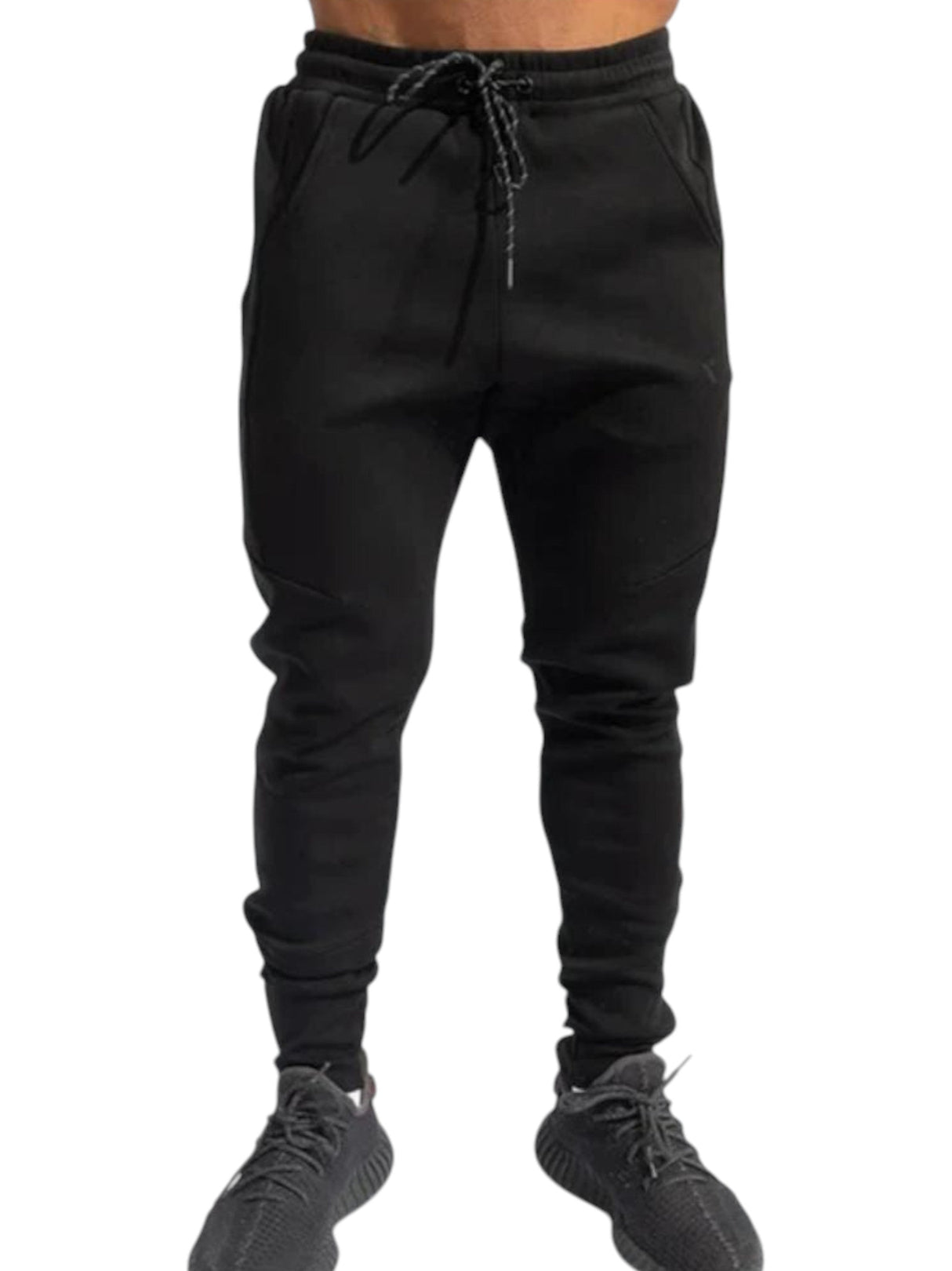 Men's Plain Solid Pant,Black – All Brands Factory Outlet