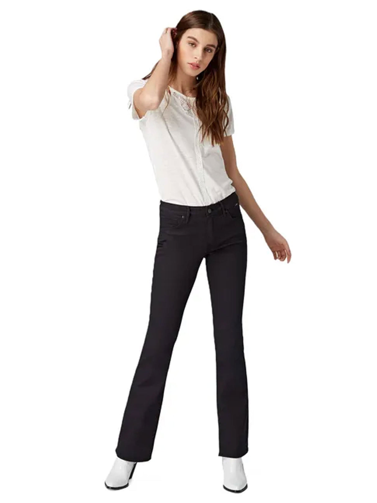 Women's Plain Solid Jeans,Black – All Brands Factory Outlet