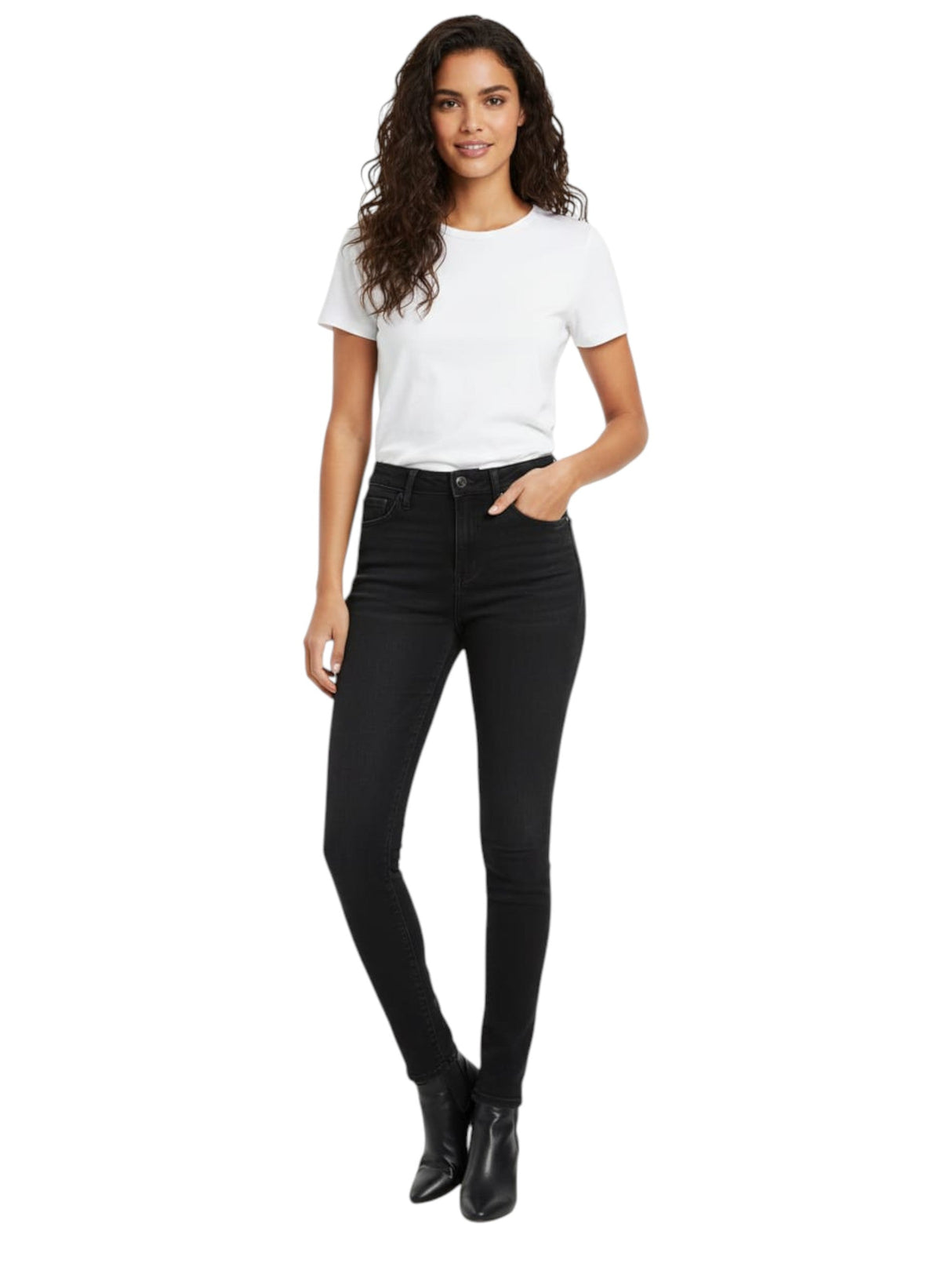 Women's Plain Jeans,Black – All Brands Factory Outlet