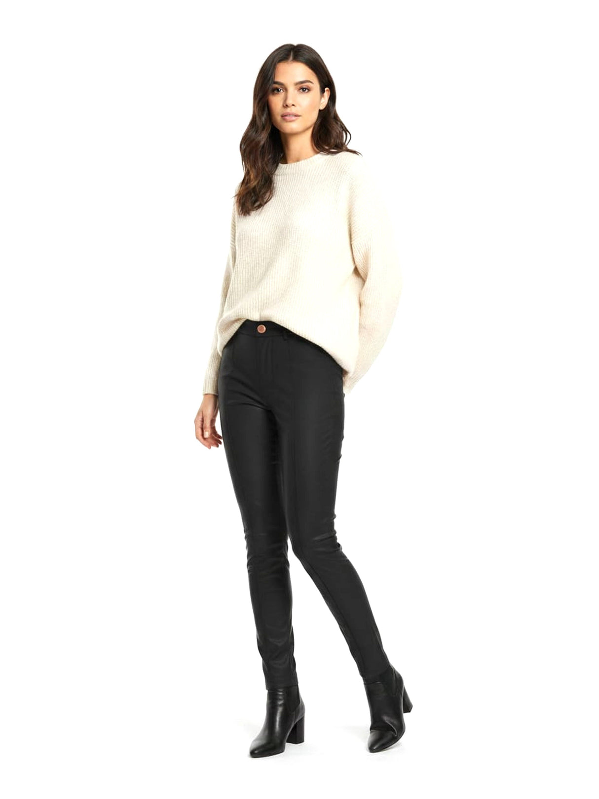 Women's Plain Solid Jeans,Black – All Brands Factory Outlet