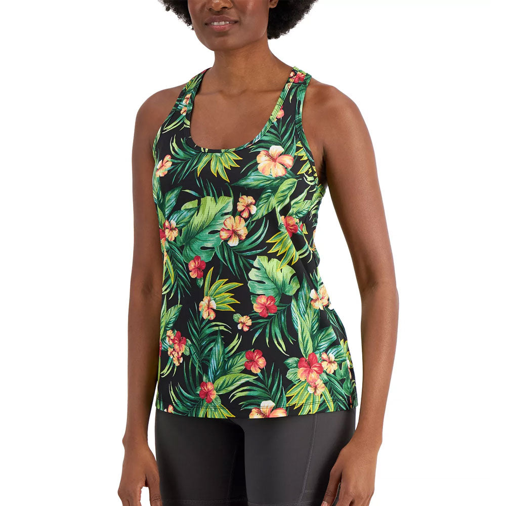 Women's Relaxed Tropical-Print Tank Top,Multi – All Brands Factory Outlet