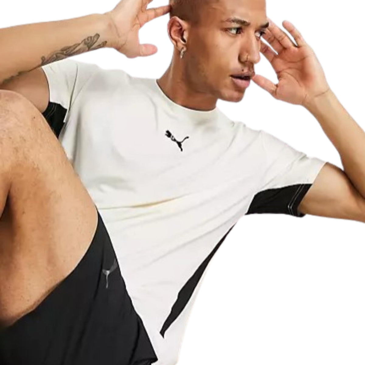 Men's Color Block Sport Top,Beige – All Brands Factory Outlet
